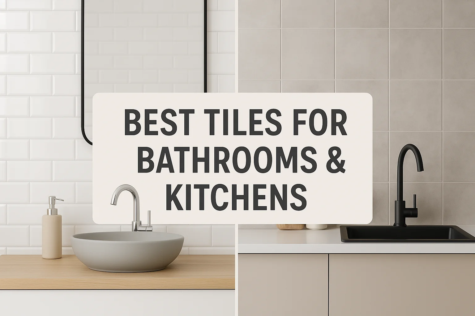 Best Tiles for Bathrooms & Kitchens | Elegant, Durable Tile Choices ...
